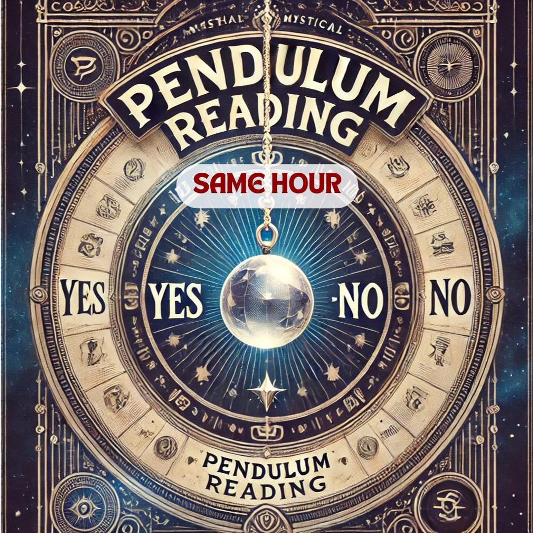 Yes or No Pendulum Reading, Same Hour Yes No Question Pendulum Reading, Fast Yes No Reading ...