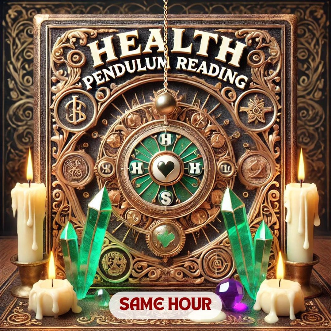Health Pendulum Reading, Same Hour Pendulum Reading, Fast Health ...