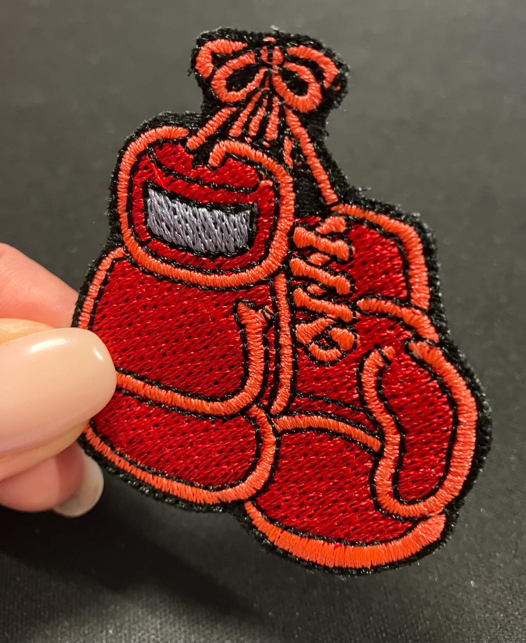 Boxing Glove Patch, Red Boxing Glove, Boxing Glove Iron-on Patch ...