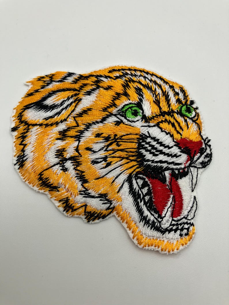 Patches Tiger Aufnäher, Tiger Patch Für Jacke, Gestickte Wildtier ...