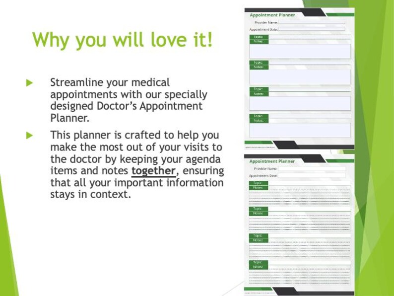 Doctors Appointment Planner - Etsy