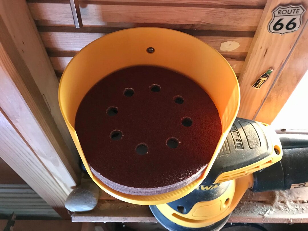 Sandpaper Disc Magazine (125mm) - Compact Storage for 125mm Sanding ...