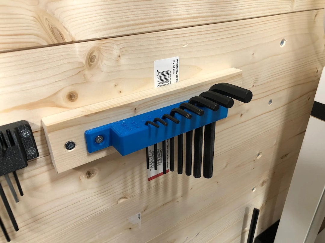 Allen Key Holder - Secure Organizer for Hex Keys - Ideal for Toolboxes ...