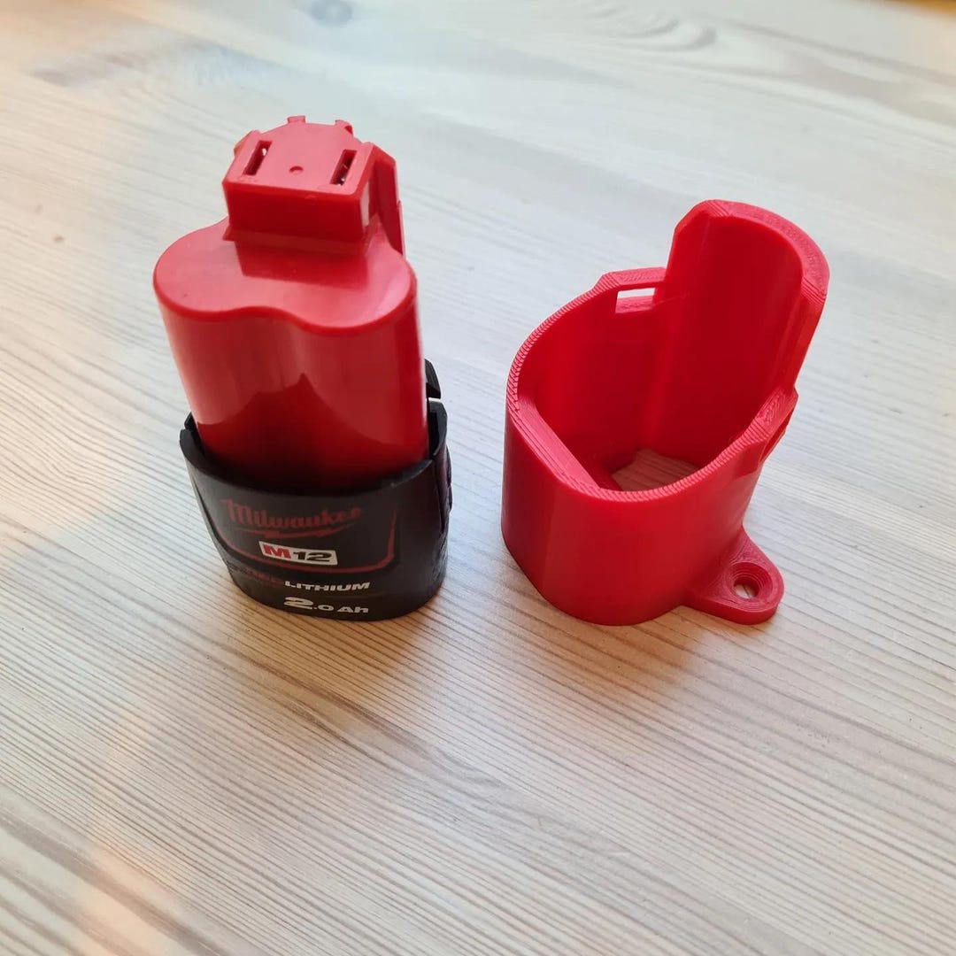 Milwaukee M12 Battery Holder - Secure Storage for M12 Batteries - Tool ...