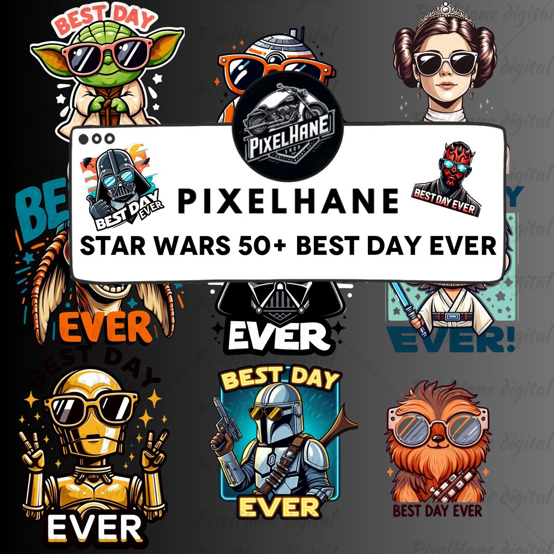 Star Wars Clipart Bundle: 50+ PNG Designs (digital Download) - Etsy