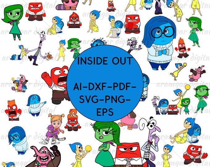 Más de 500 imágenes prediseñadas Png de paquete Inside Out, archivos ...