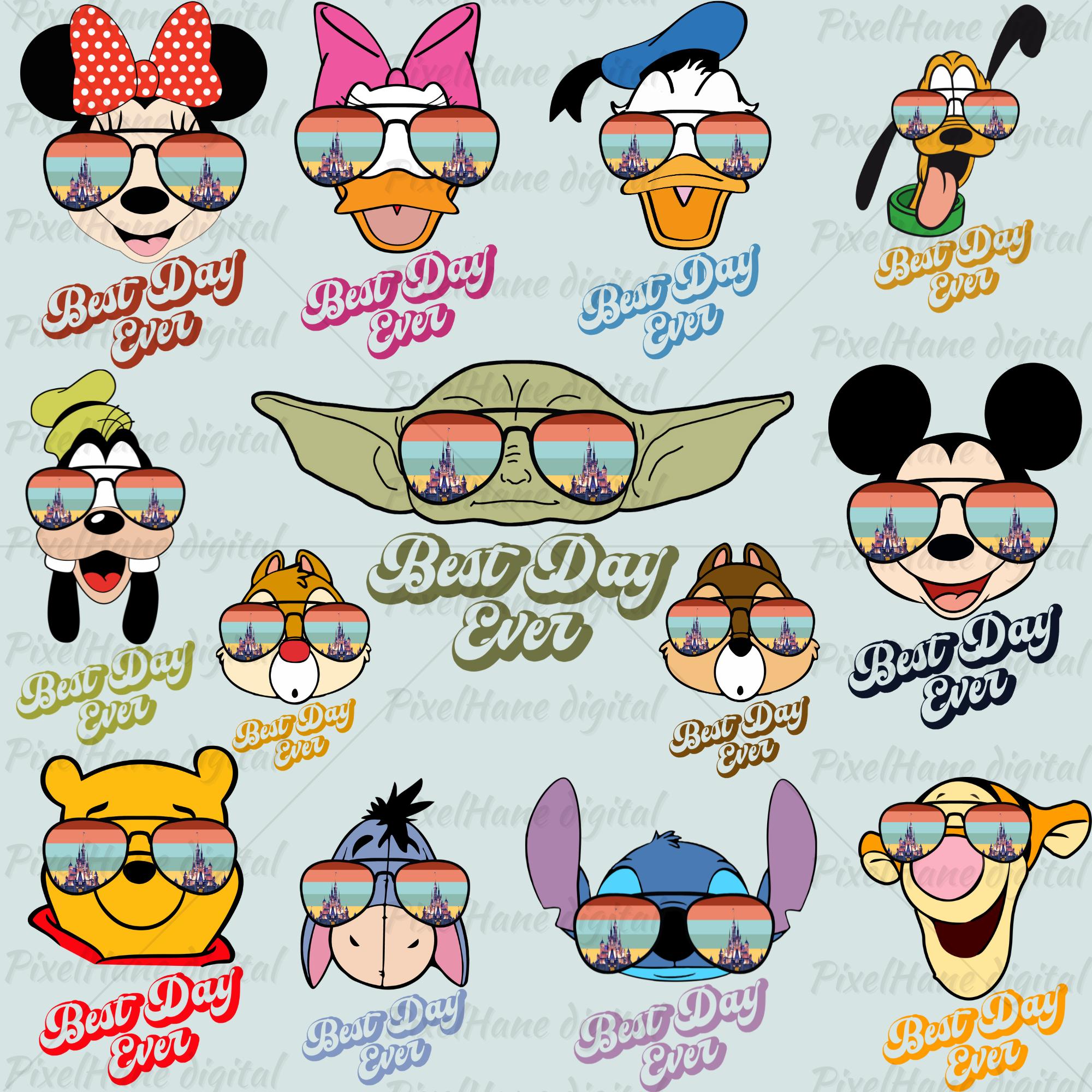 Disney Sunglasses PNG, Best Day Ever Clipart, Disney Vacation Sticker ...