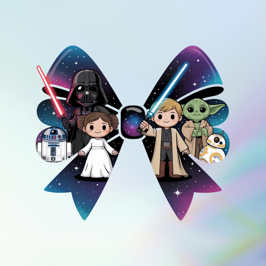 Star Wars Bow PNG: Jedi, Sith & Droid Clipart (digital Download) - Etsy