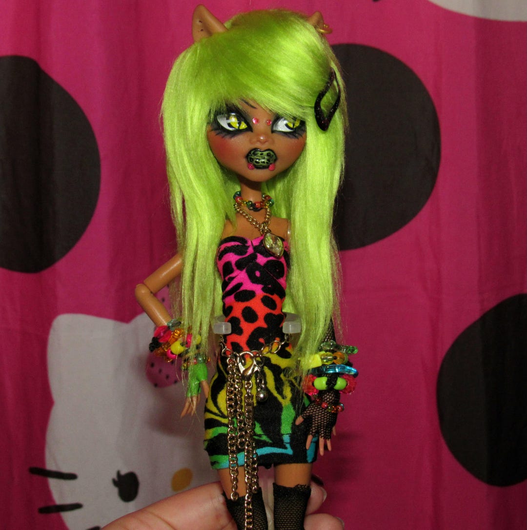 Monster High Scene Clawdeen OOAK Custom Doll - Etsy