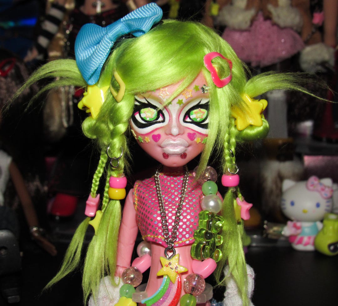 Monster High Gyaru OOAK Custom Doll - Etsy