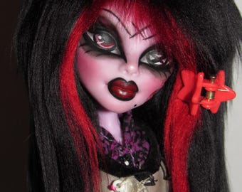 Monster High Emo Howleen Custom OOAK Repaint Doll - Etsy