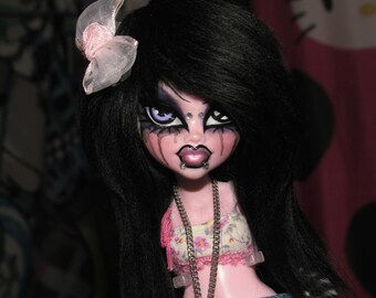 Monster High Emo Howleen Custom OOAK Repaint Doll - Etsy