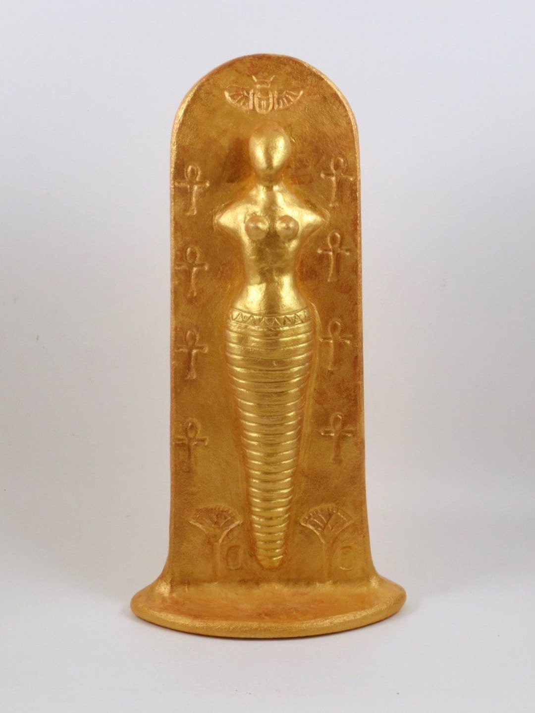 Egyptian Nile Goddess Sculpture in Clay - Etsy