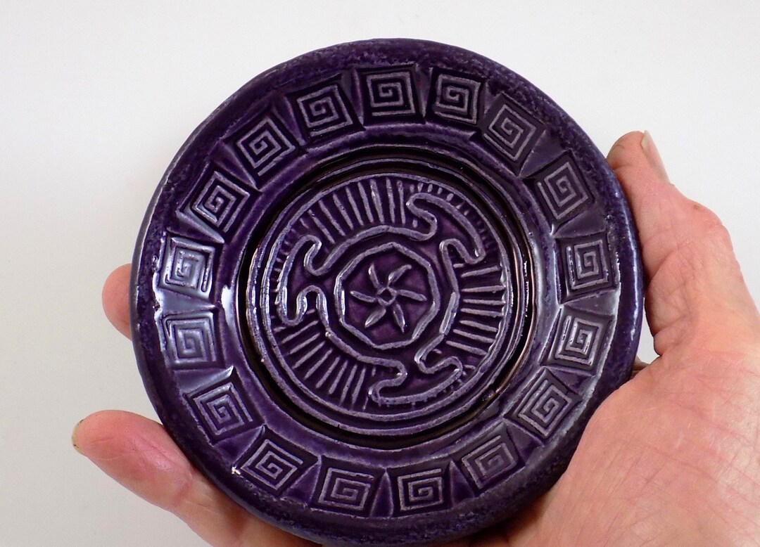 Greek Goddess Hecate Hekate's Wheel Offering Bowl Handmade Pottery - Etsy