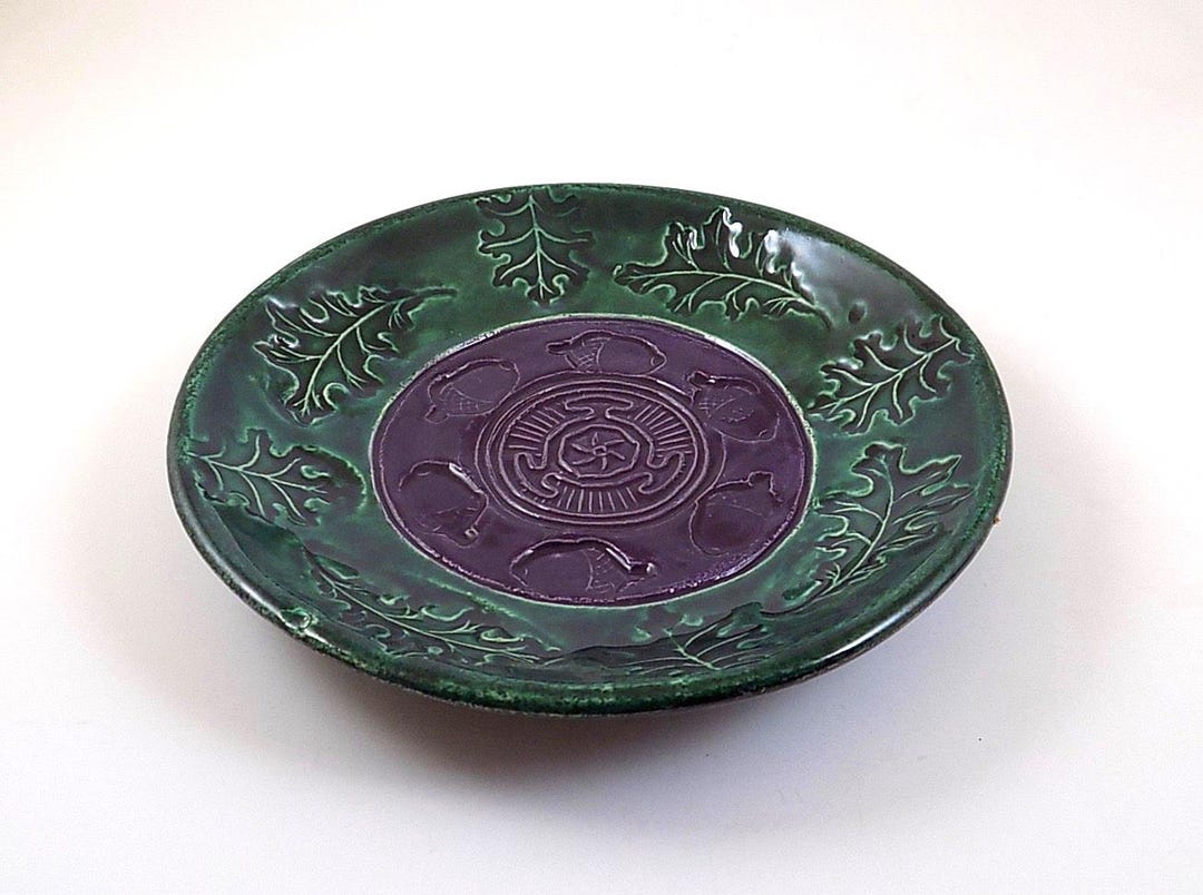 Greek Goddess Hecate Hekate Wheel Spiral Offering Bowl Handmade Pottery ...