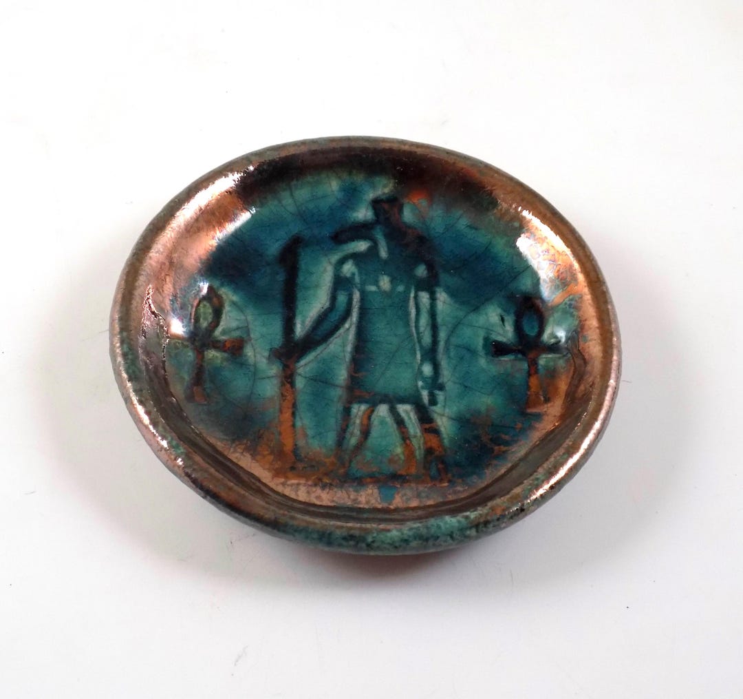 Egyptian God Seth or Set Offering Bowl Handmade Ceramic - Etsy