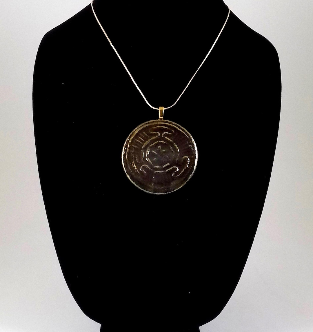 Buy Greek Goddess Hekate Hecate Amulet Pendant Raku Pottery Online in ...