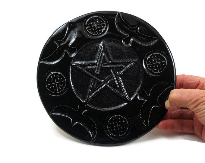 Pentagram Altar Tile Handmade Pottery - Etsy