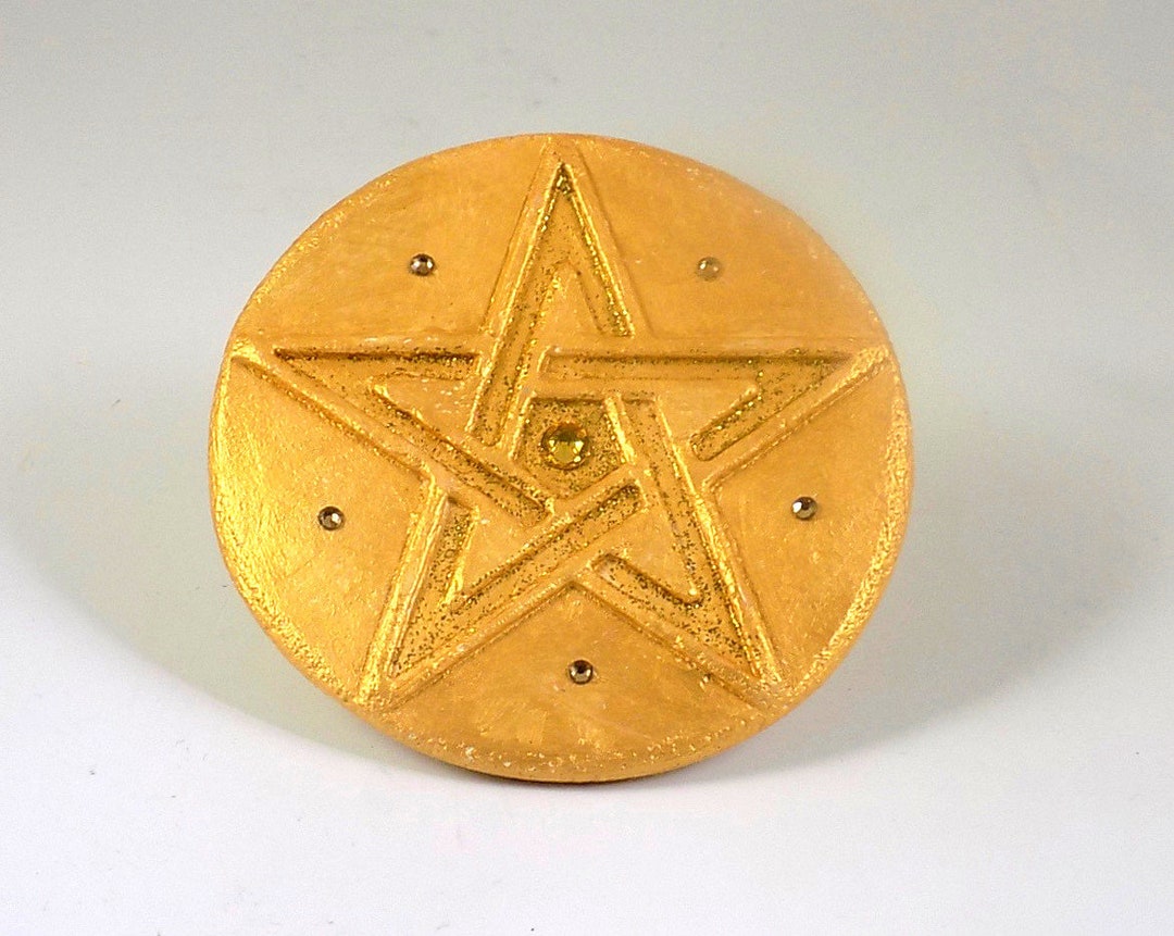 Gold Pentagram Tile - Etsy