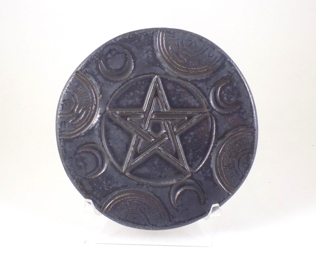 Pentagram Altar Tile Handmade Pottery - Etsy