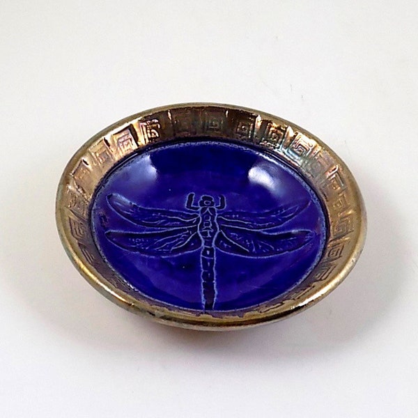 Dragonfly Pottery Bowl - Etsy