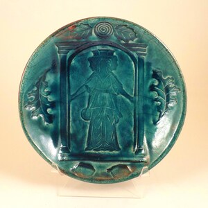 Greek Goddess Hekate Hecate's Wheel Offering Bowl Handmade Raku Pottery ...