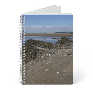 Notebook, A5, Shells and Sea Design, Journal, Diary, Writing Pad ...