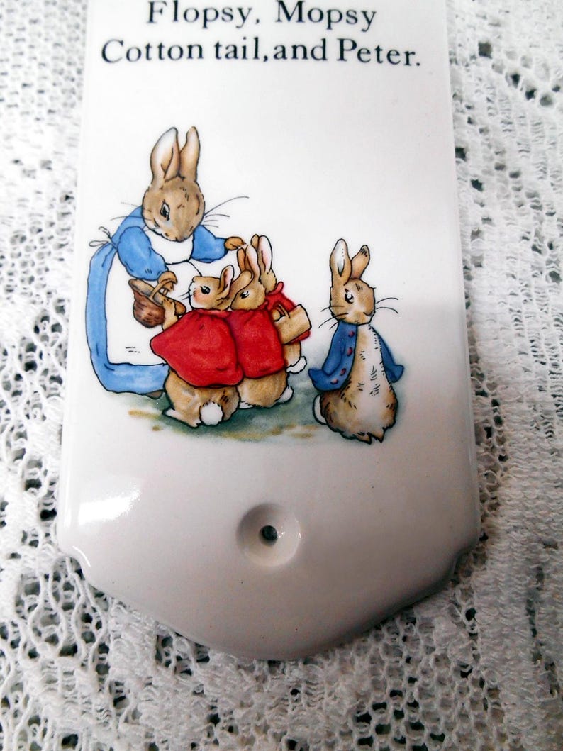RARE Vintage Beatrix Potter, Peter Rabbit Wall Plaque, Warne & Co ...