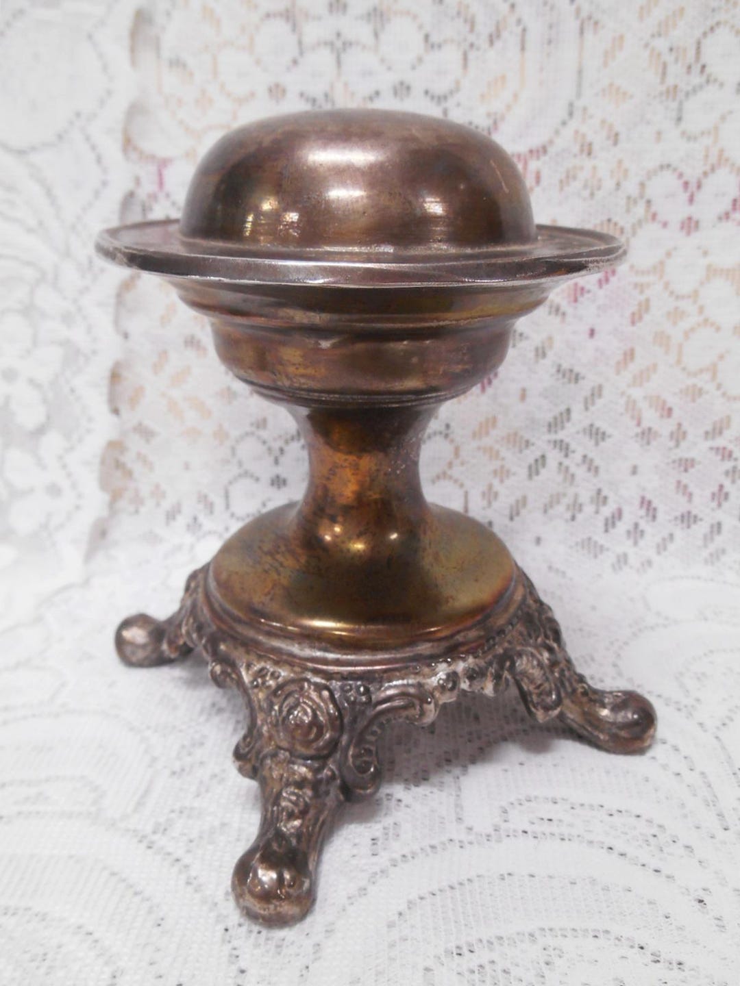 Vintage Barware, Royal Salute Bar Bottle Display, Bronze Colored White ...