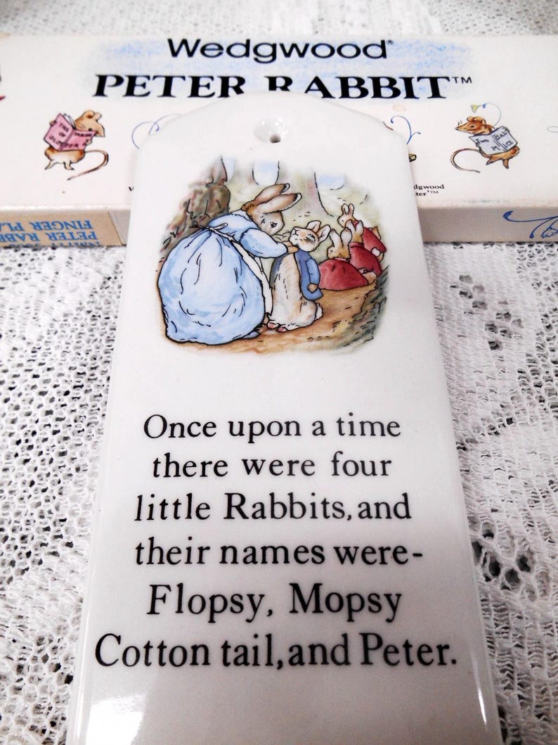 RARE Vintage Beatrix Potter, Peter Rabbit Wall Plaque, Warne & Co ...