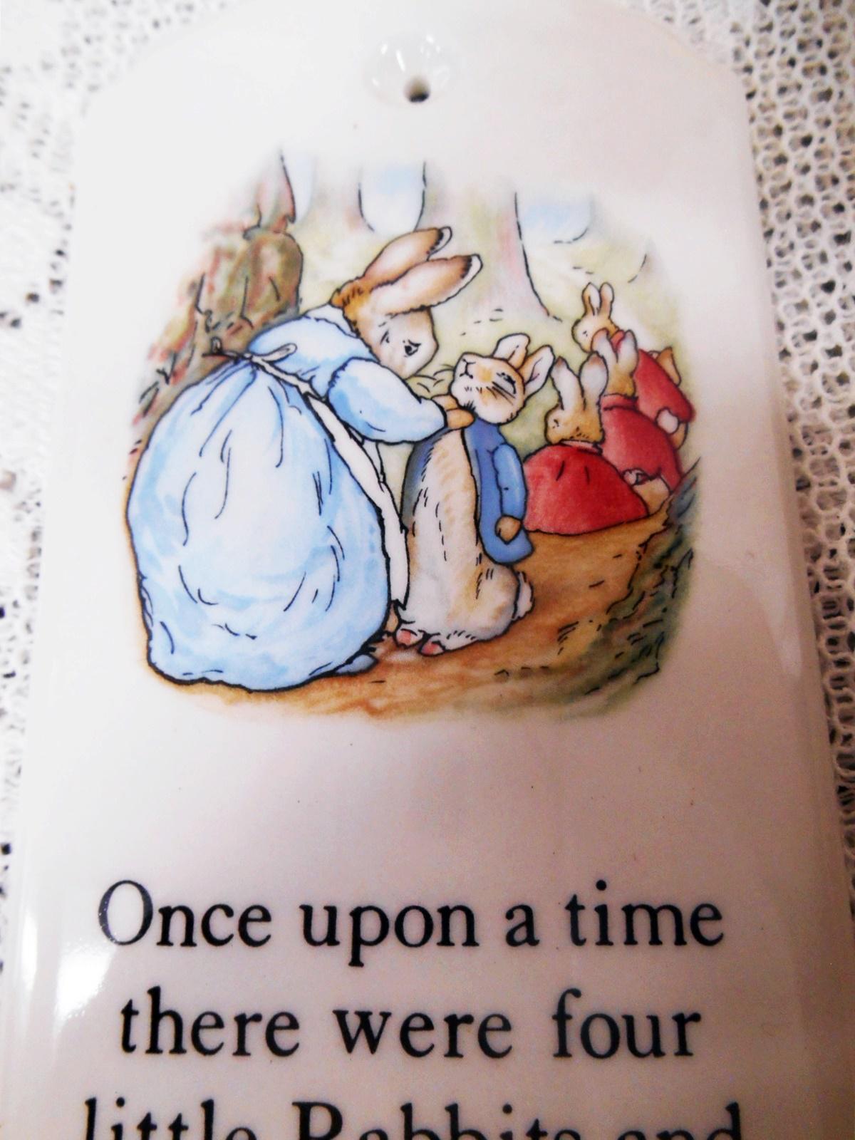 RARE Vintage Beatrix Potter, Peter Rabbit Wall Plaque, Warne & Co ...