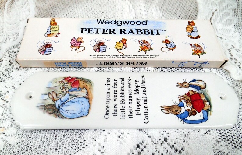 RARE Vintage Beatrix Potter, Peter Rabbit Wall Plaque, Warne & Co ...