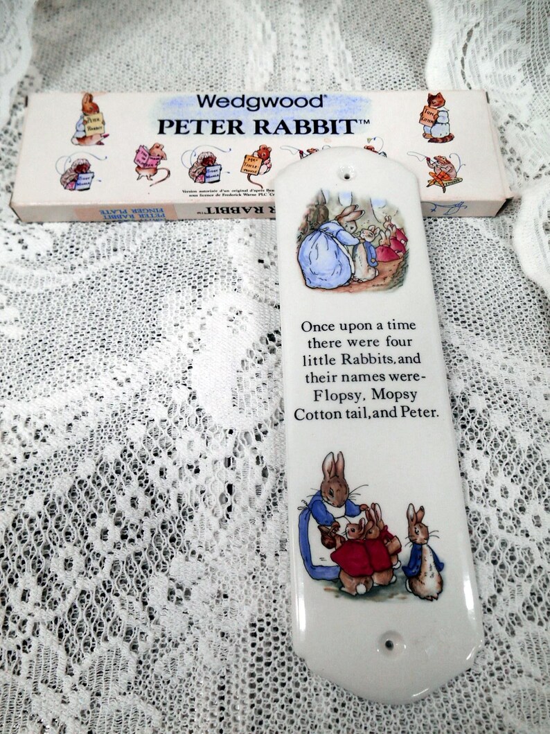 RARE Vintage Beatrix Potter, Peter Rabbit Wall Plaque, Warne & Co ...