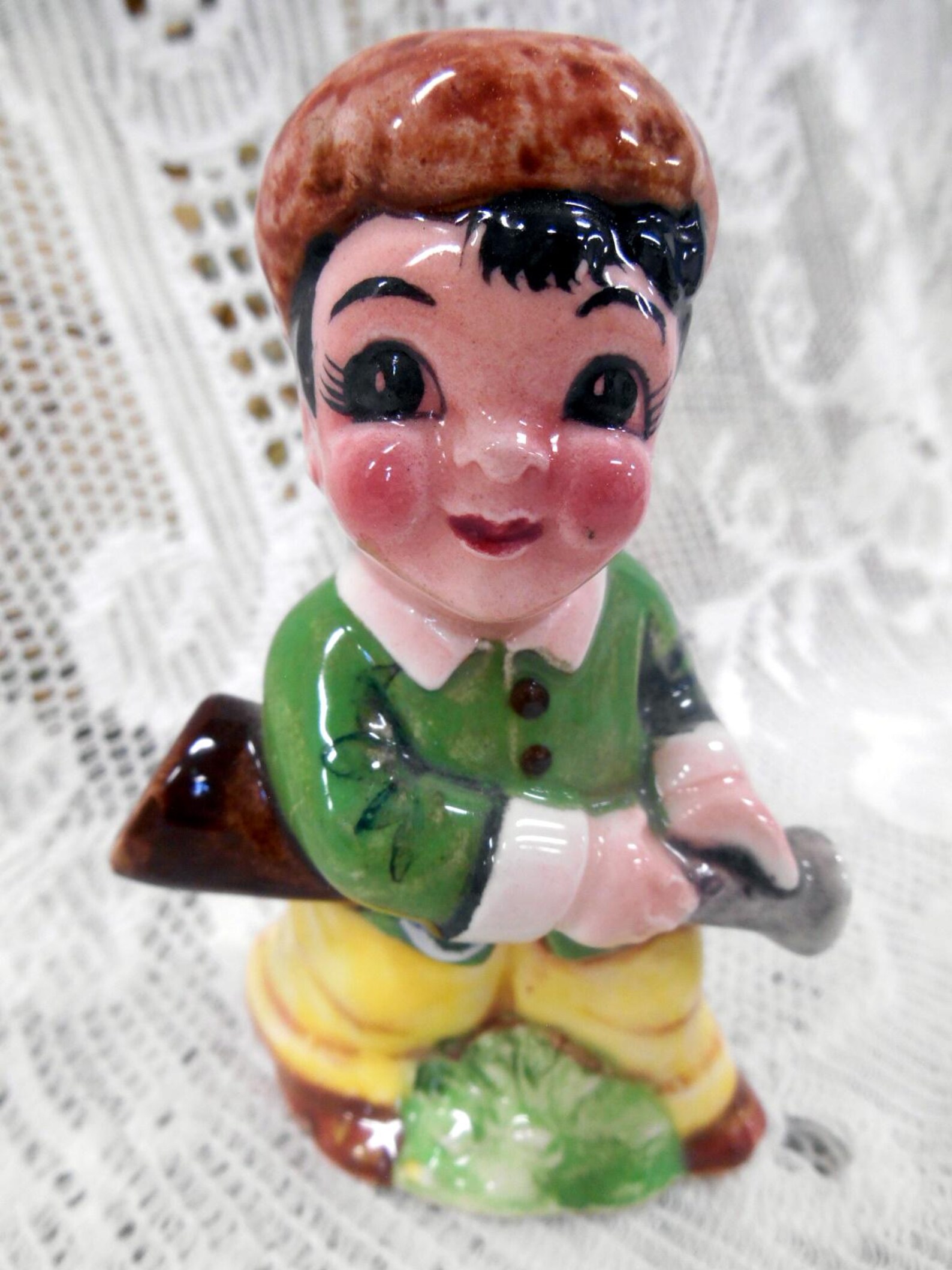 Exceptional Vintage 1950's, Figural Davy Crockett and His Trusty ...