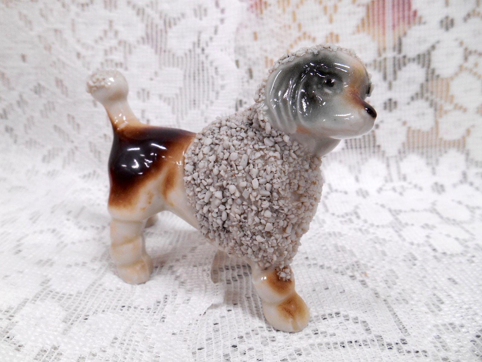 RARE and Unique Set of 3 Vintage Miniature China Pottery Poodle ...
