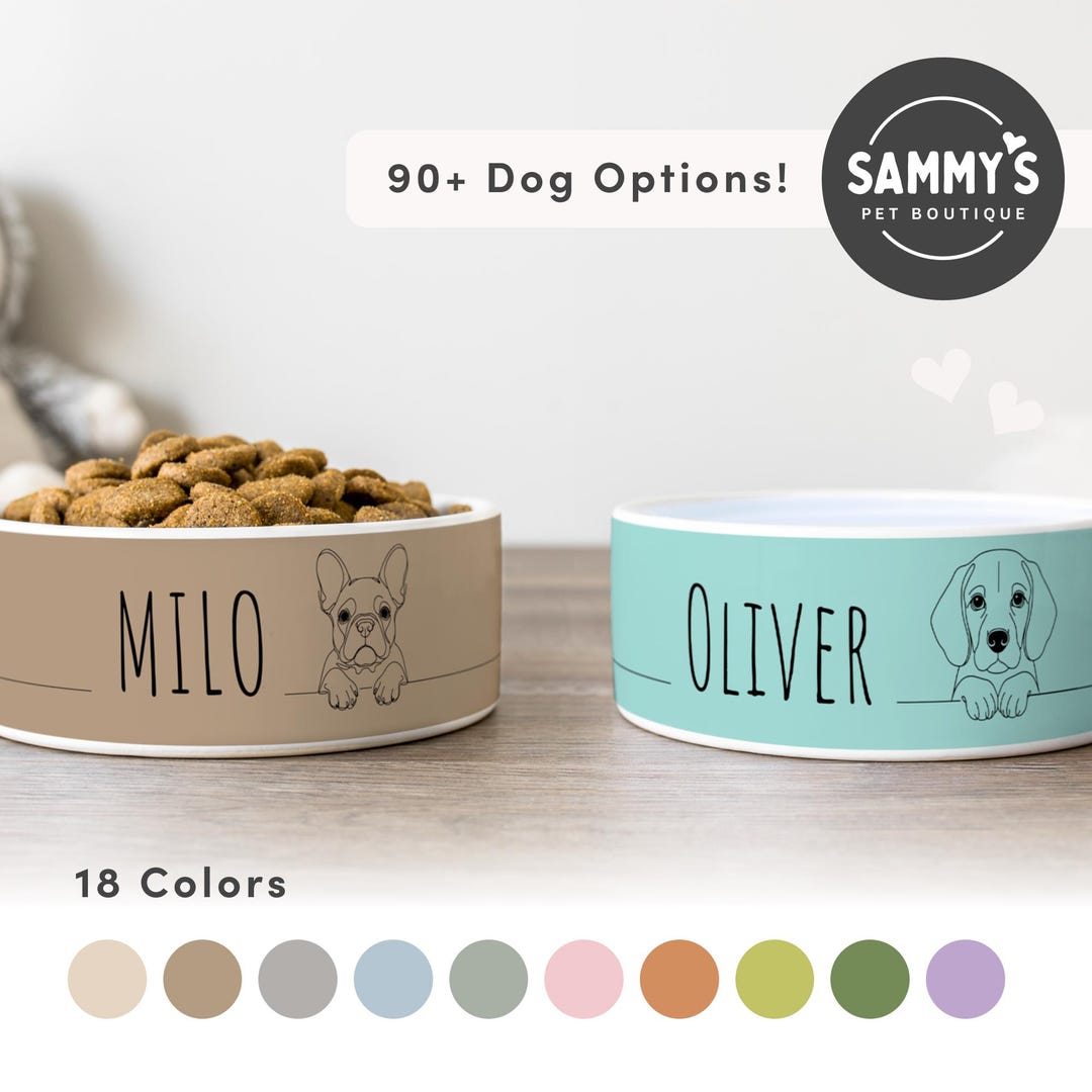 Personalized Dog Bowls With Name, Perfect for Custom Dog Gifts or a ...