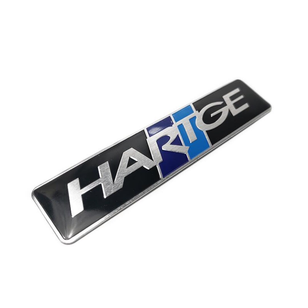 Hartge Aluminum Emblem for Trunk, Body Wing Black Blue Silver 12 X 2.6 ...