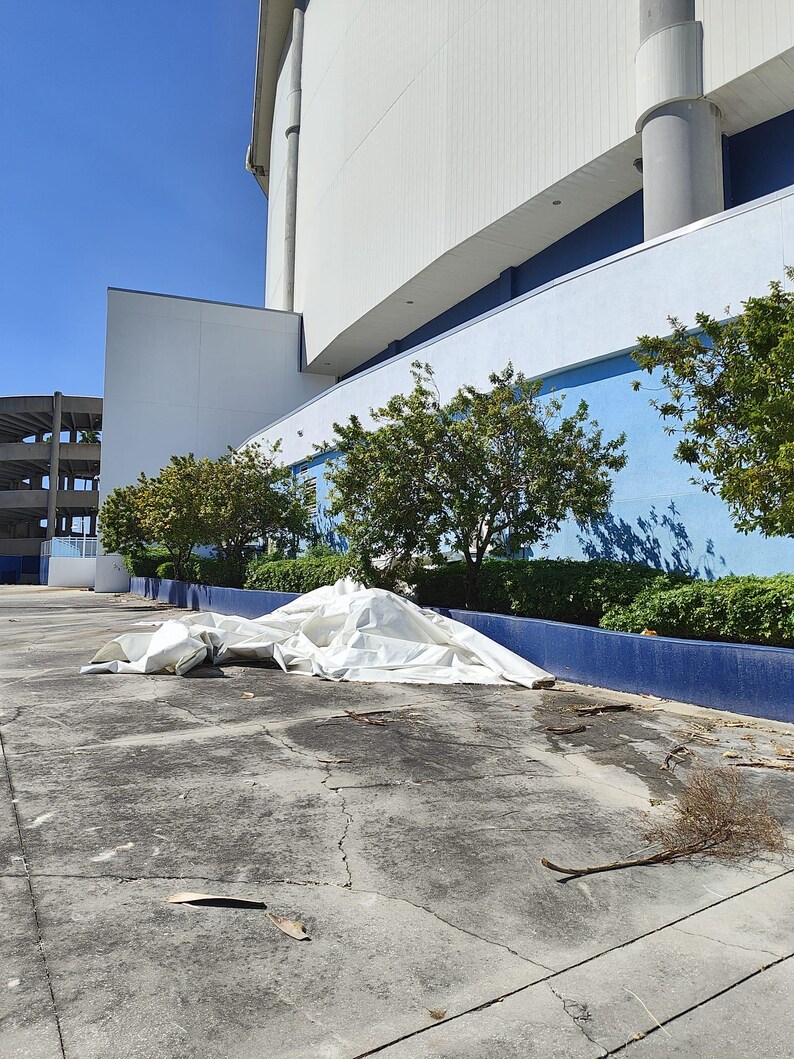 Piece of Tropicana Field ALL PROCEEDS BENEFIT Hurricane Milton Victims ...