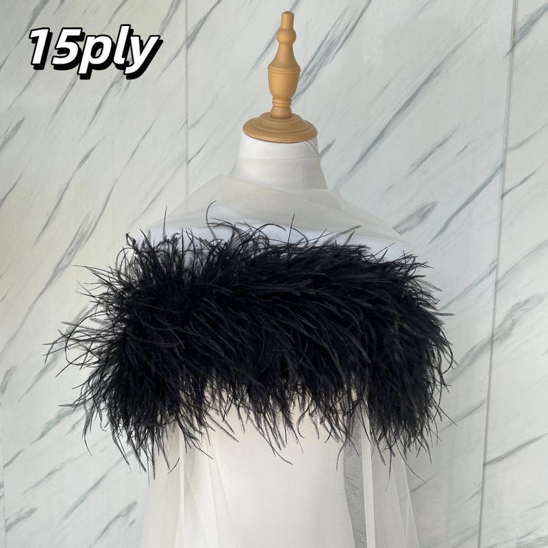 1 Yard Ostrich Feather Boa - Etsy UK