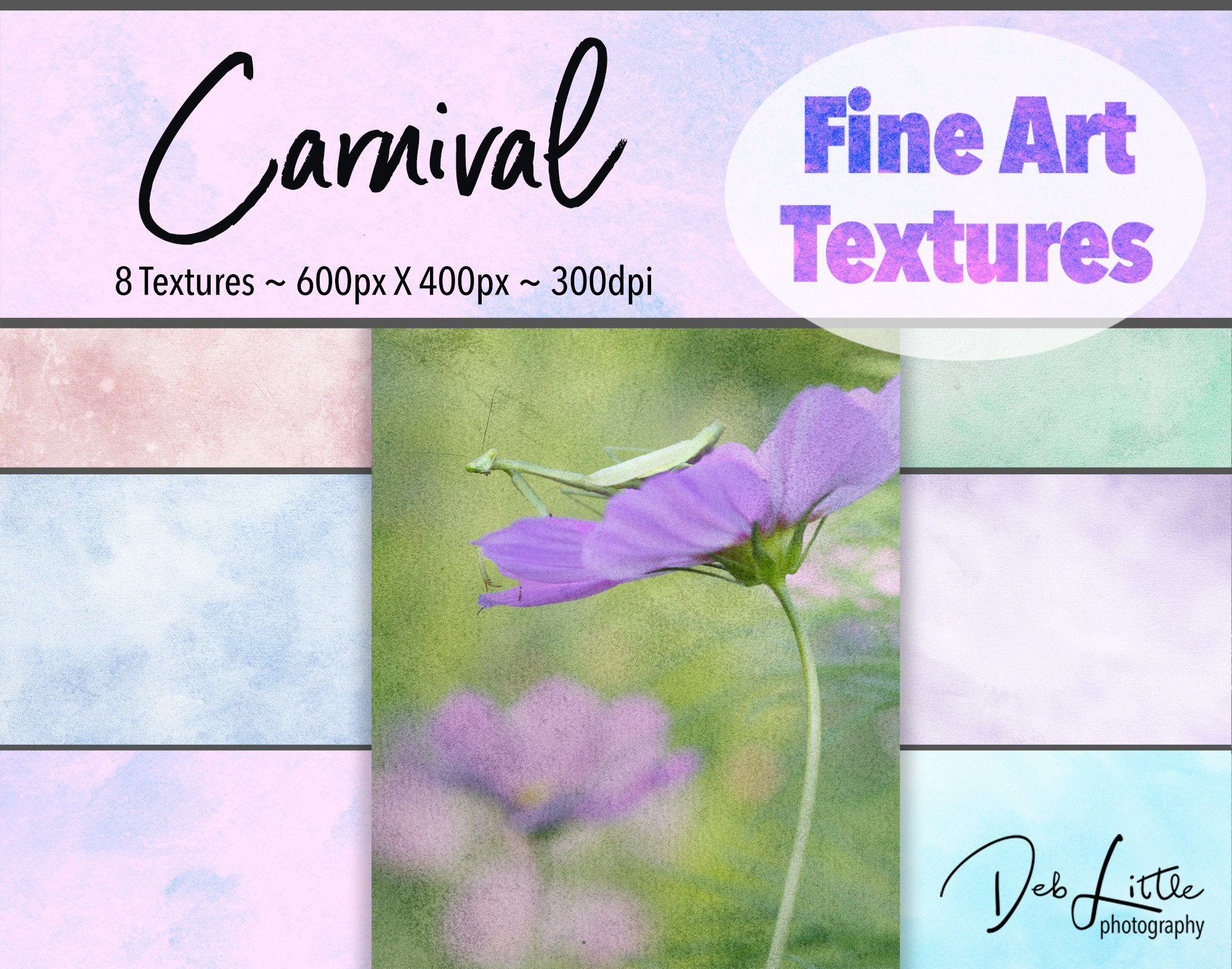 8 Textures - Carnival, Photography Texture, High Res, Photoshop Texture ...
