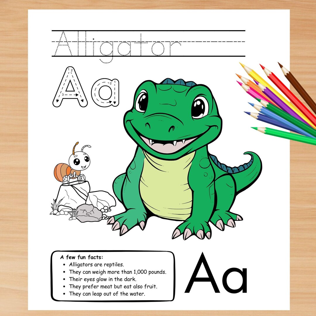A-Z Baby Animals: Letter Tracing and Coloring Fun, Extra Tracing Sheets ...
