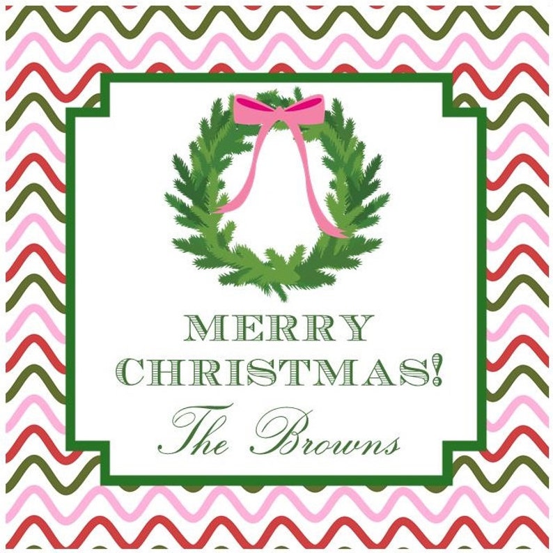 Christmas Holiday Sticker Gift Enclosure Card Address Label - Etsy