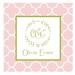 Pink and White Quatrefoil Pattern Sticker, Enclosure Card, Book Plate ...
