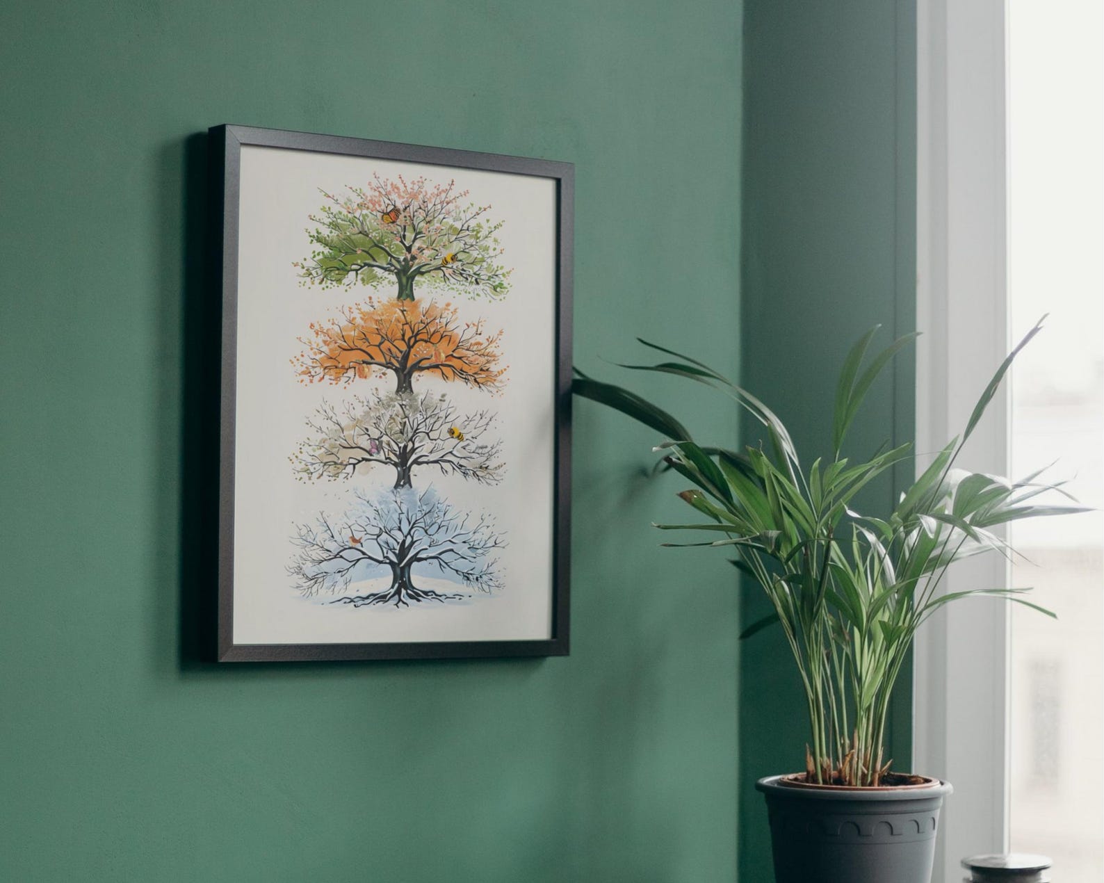 Four Seasons, Digital Download, Digital Art, Printable Art ...