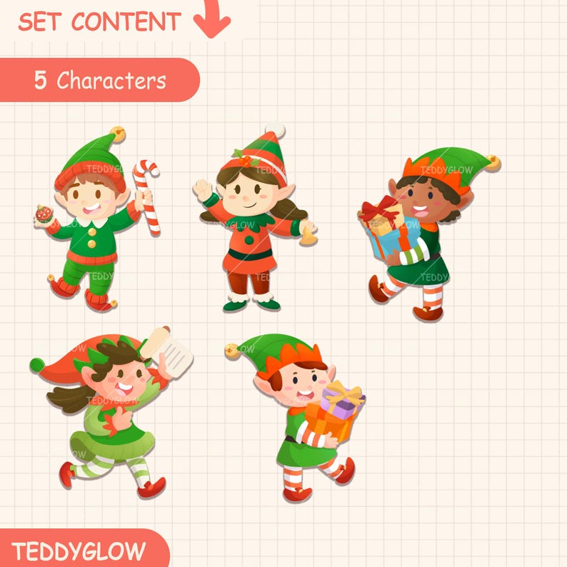 Elf Clipart, Christmas Clipart, Christmas Elves PNG, Christmas Elf ...