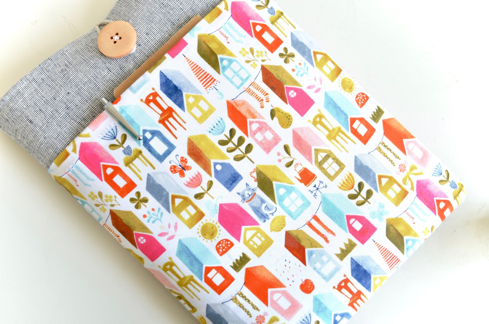 Cat Houses Laptop Case Padded Computer Sleeve Chromebook / - Etsy