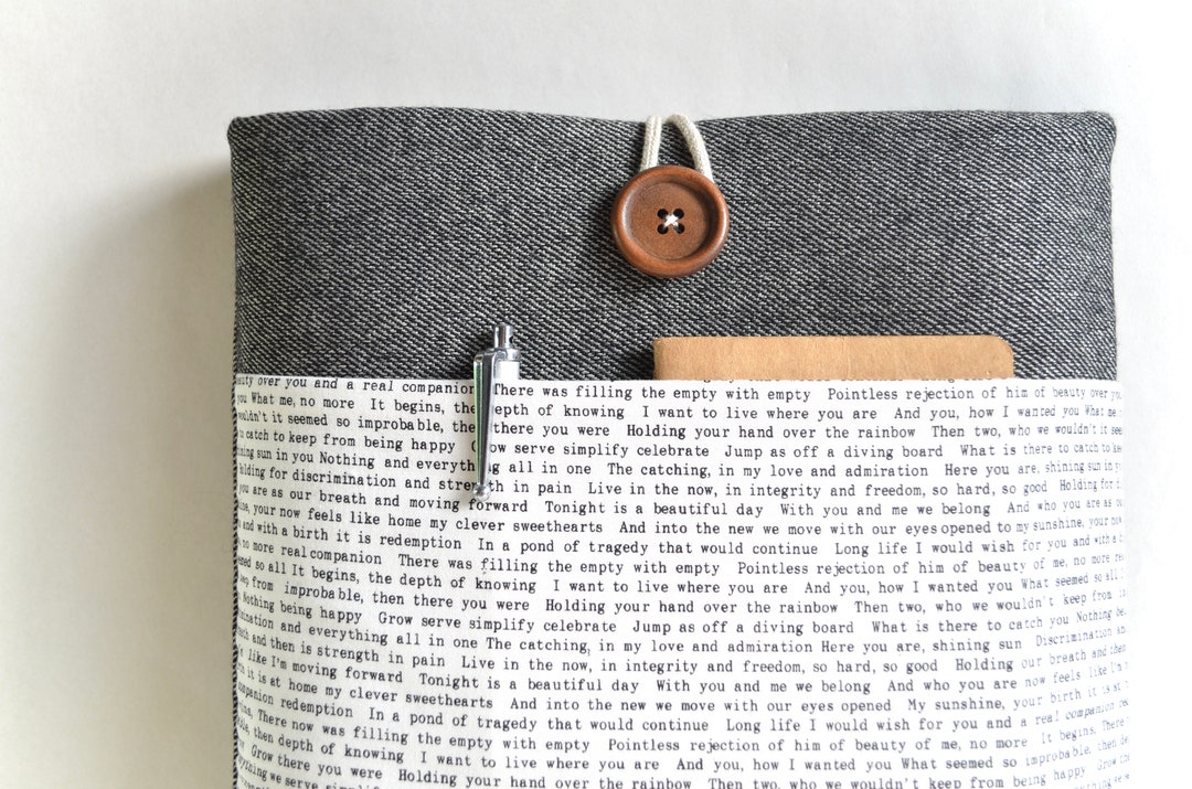 IPad Case Literary Words Tablet Cover, Custom iPad / Air / Mini / Pro ...