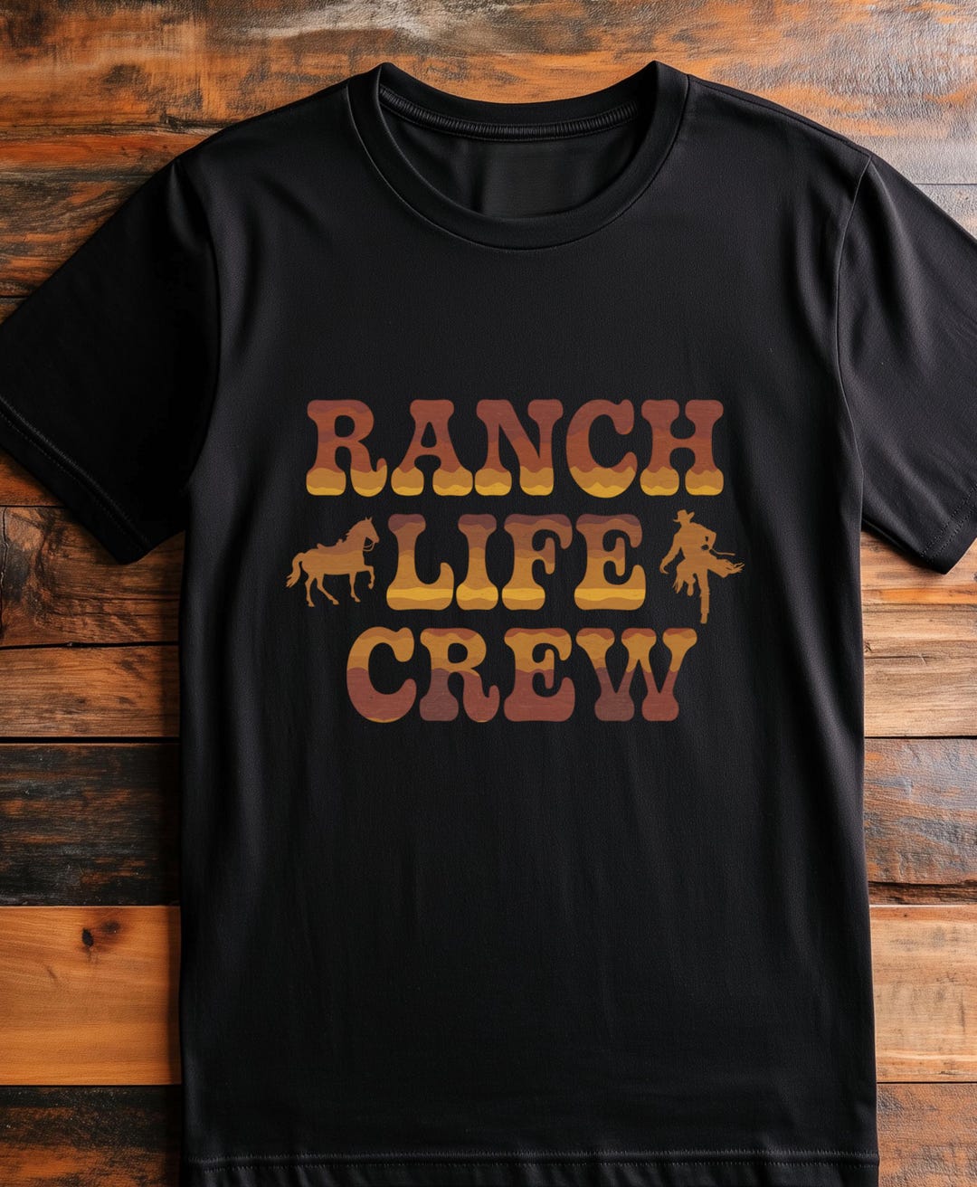 Ranch Life Crew T-shirt, Farm and Ranch Lover Shirt, Gift for Ranchers ...