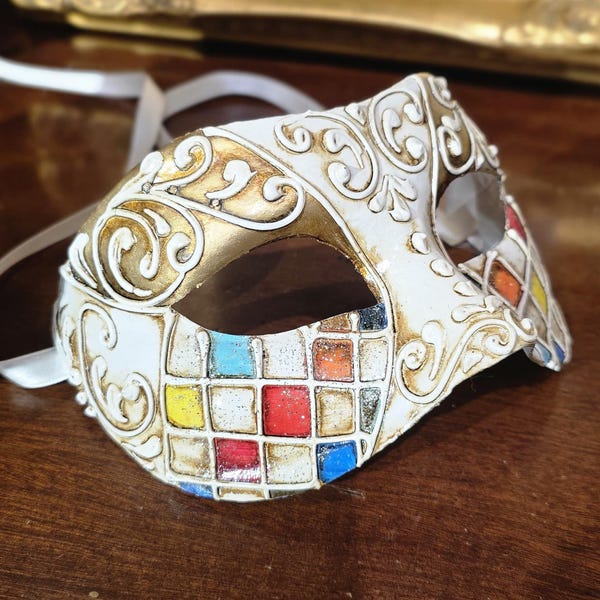 Colombina Venetian Mask - Etsy