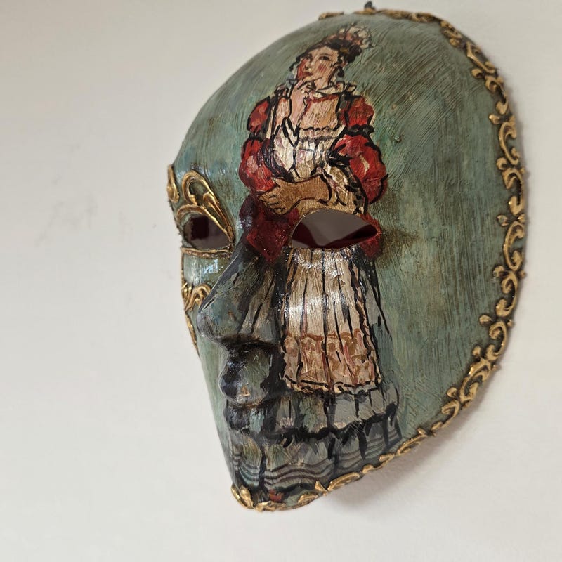 Colombina Venetian Mask - Etsy